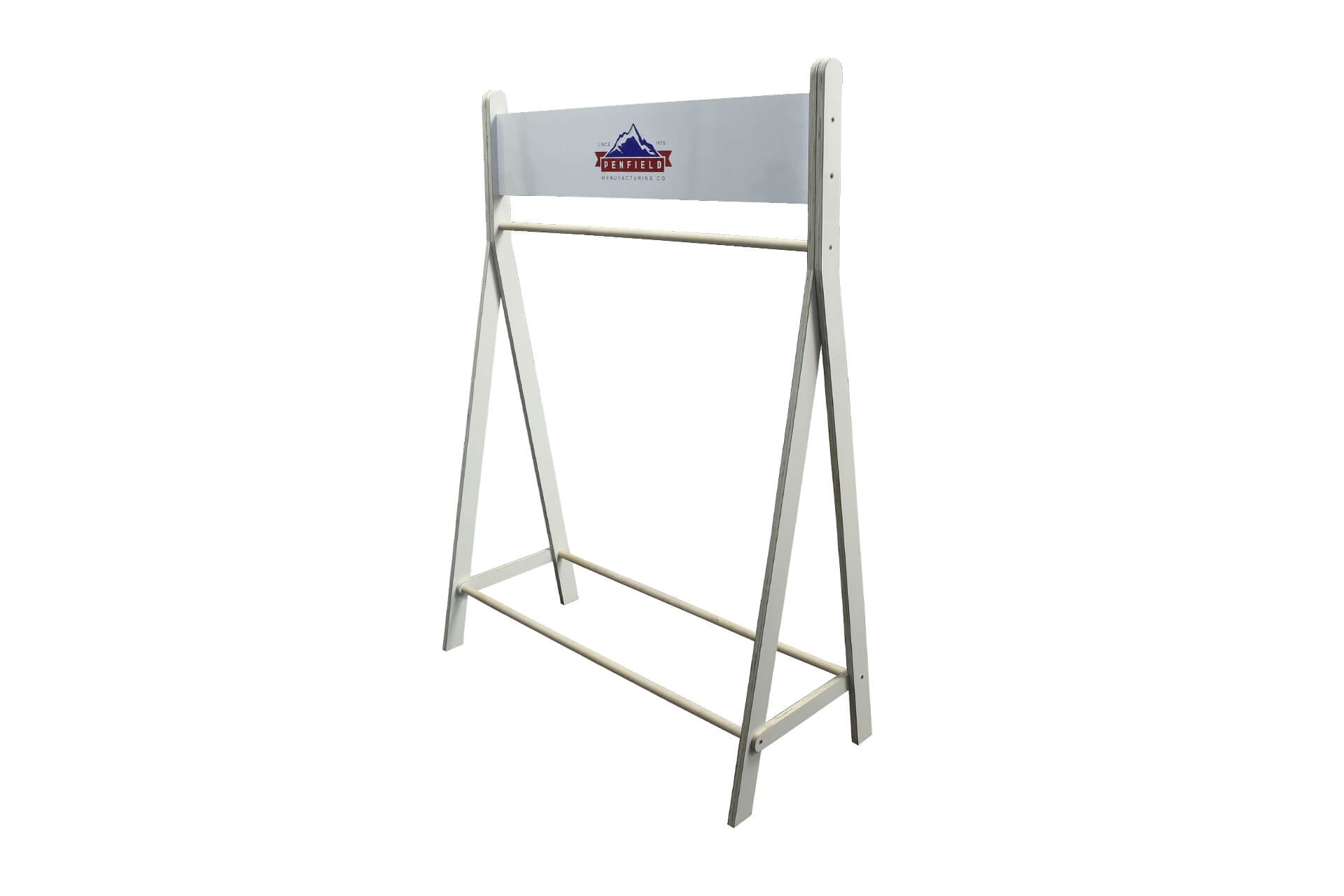 Bespoke retail clothes rail - MORAN'S -MORAN'S